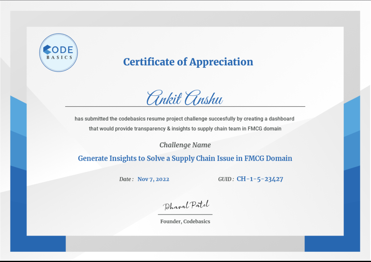 GitHub - Ankit-Anshu/Atliq-Mart-Supply-Chain-Analysis: Live Dashboard