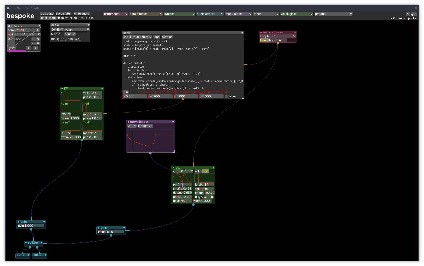 Examples · Issue #17 · BespokeSynth/BespokeSynth · GitHub