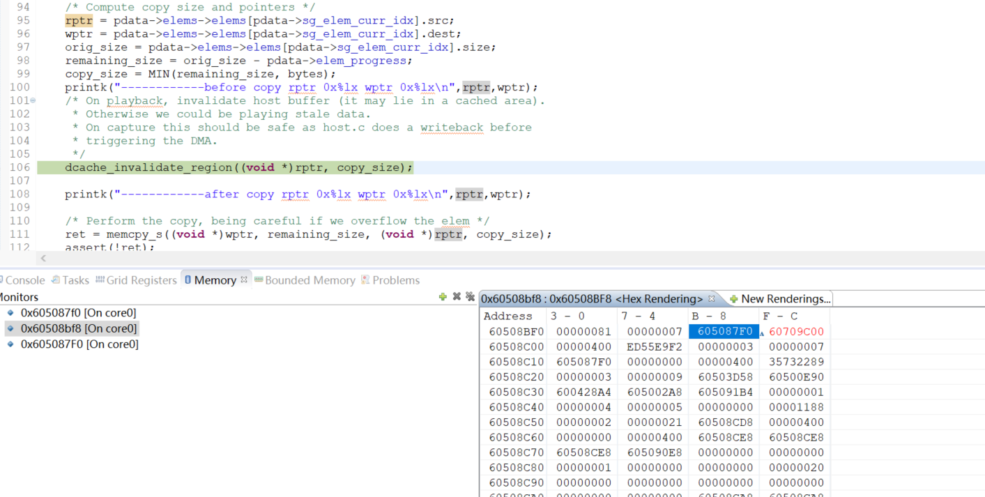 [BUG]dcache_invalidate_region causes ram data to be modified · Issue #5414 · thesofproject/sof ...