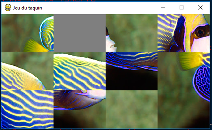 GitHub - damien1976/jeu_taquin_pygame: Implementation avec la bibliothèque pygame du jeu du taquin.