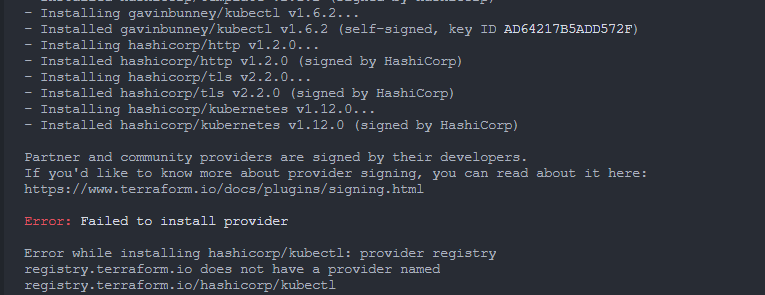 Terraform 13 Error: Invalid provider registry host · Issue #39 · gavinbunney/terraform-provider ...