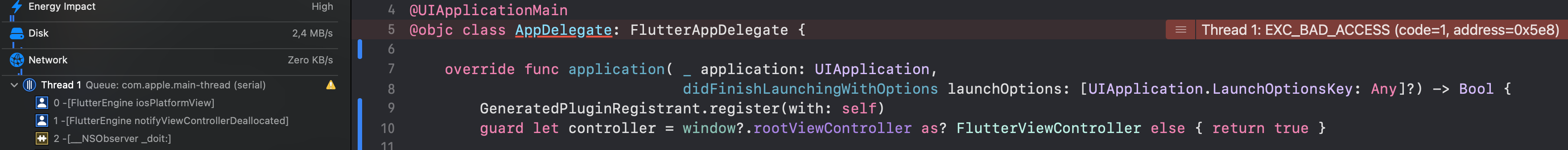 [Production] [iOS] App crashes when closed with PlatformView active (UiKitView/Camera ...