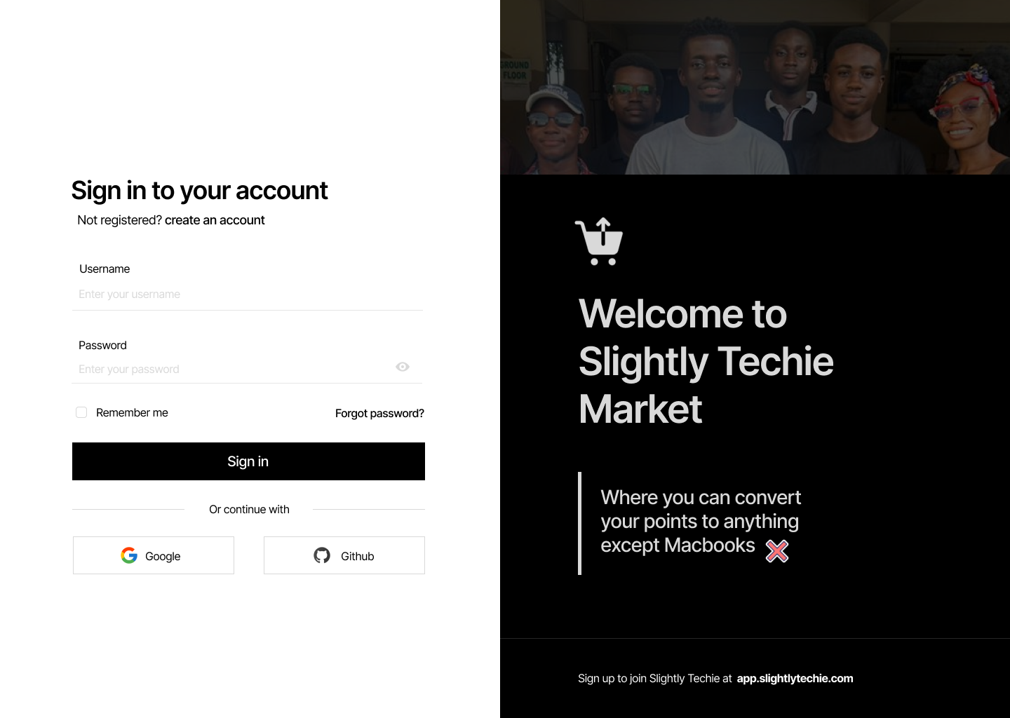 [Frontend] User Login Page · Issue #6 · Slightly-Techie/e-commerce-web · GitHub