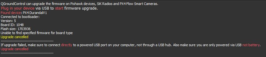 KakuteH7 QGC PX4 Master Installation Failed · Issue #19432 · PX4/PX4 ...