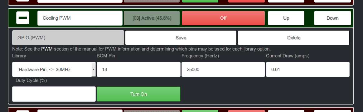 Cooling PID and PWM not displaying, working · Issue #441 · kizniche/Mycodo · GitHub