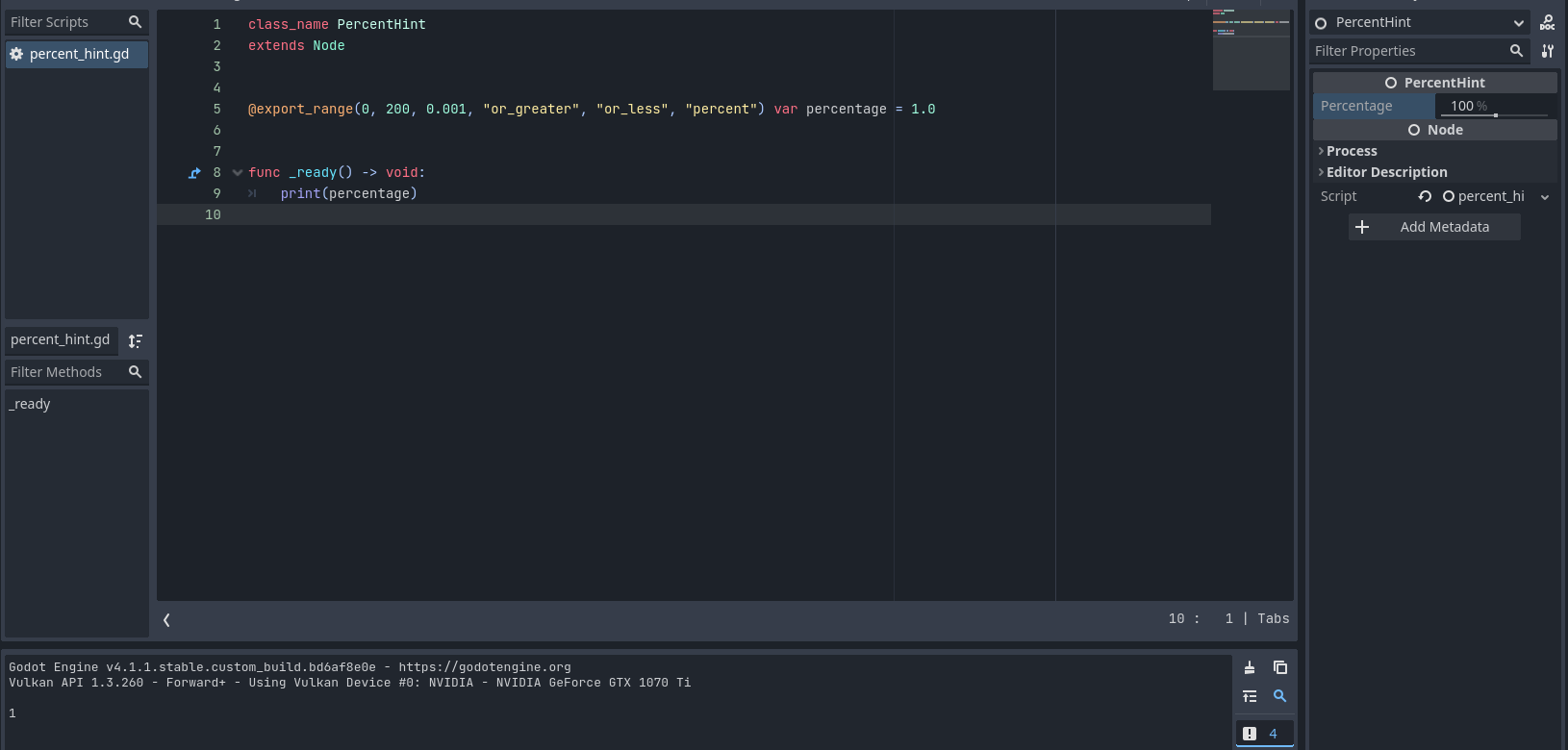 Add a `percent` (or similar) argument to `@export_range` · Issue #8213 · godotengine/godot ...