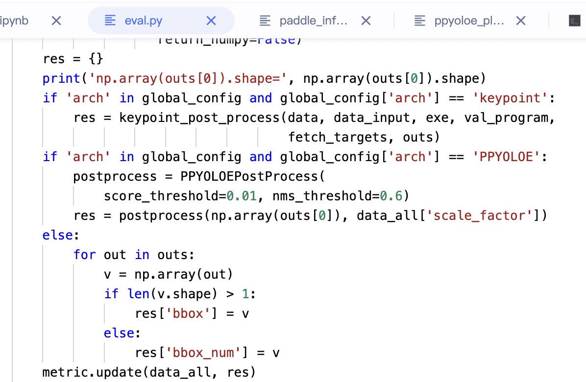 PPYOLOE+ auto_compression 训练时eval精度0.92 预测验证时eval只有0.82 ？ · Issue #1627 · PaddlePaddle ...