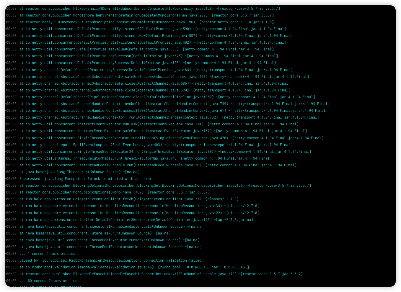 docker方式部署，可以正常启动，但是启动后，过段时间再操作页面，就会Mysql链接报错 · Issue #4291 · halo-dev/halo · GitHub