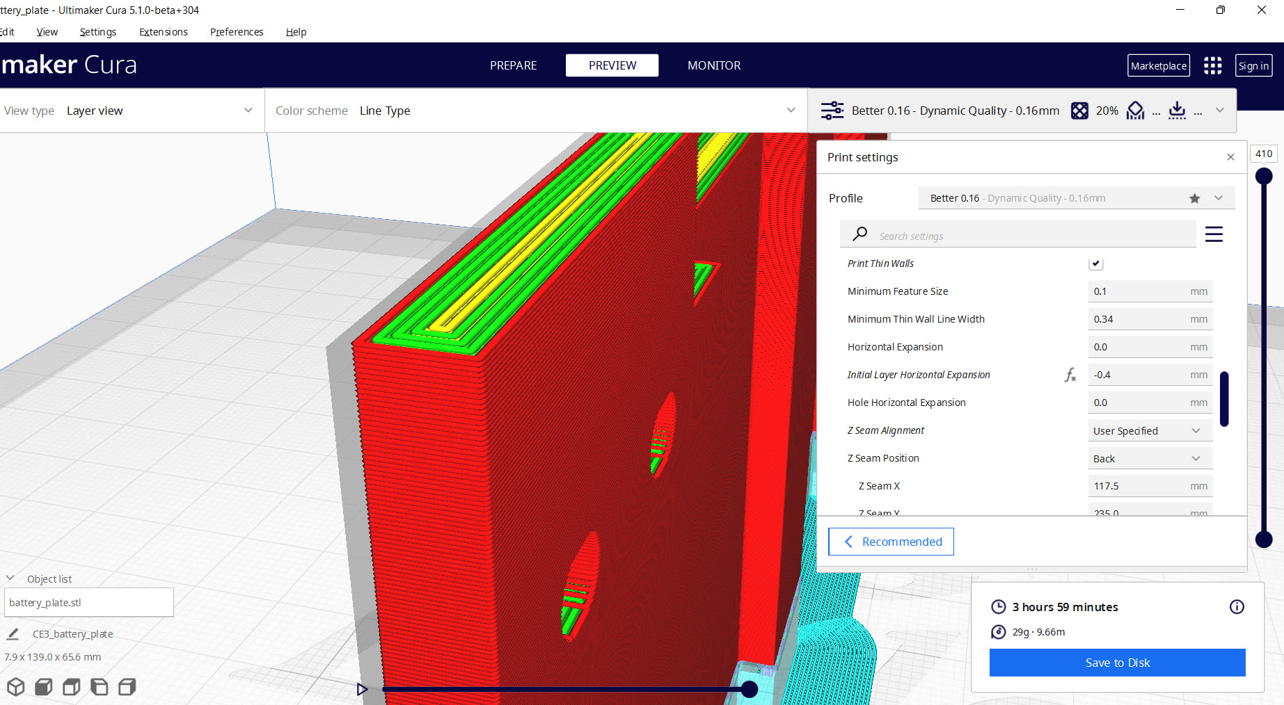 Cura 5.1.0-beta+304: Initial Layer Horizontal Expansion. Changes ...