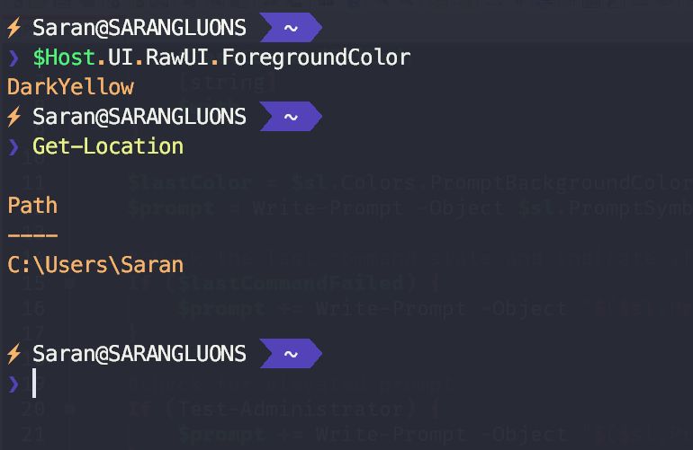 Cmder text color · Issue #129 · JanDeDobbeleer/oh-my-posh2 · GitHub