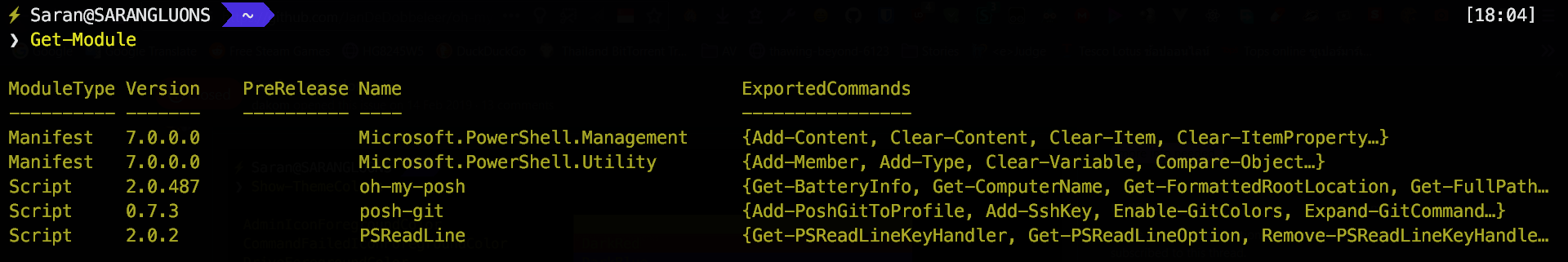 Cmder text color · Issue #129 · JanDeDobbeleer/oh-my-posh2 · GitHub