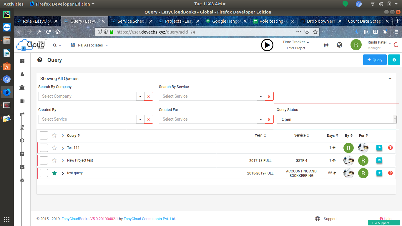 Design issue on Query page. · Issue #302 · EasyCloudConsultants ...