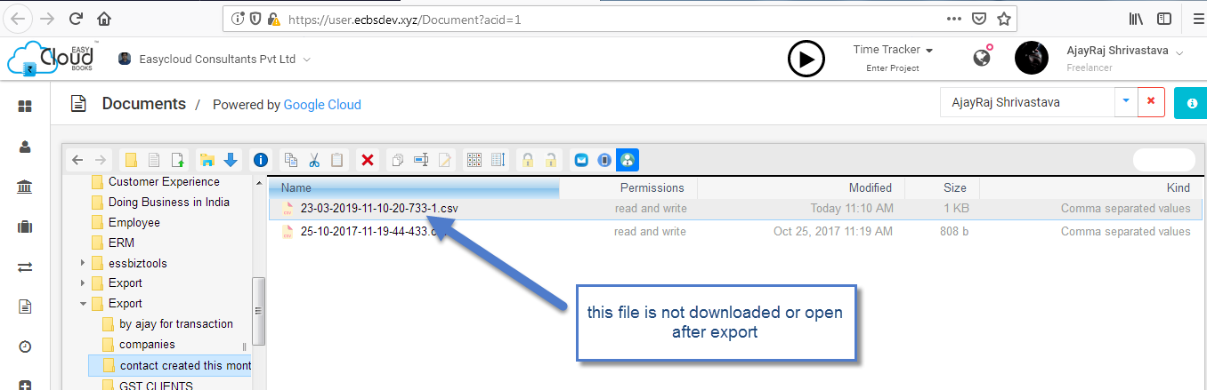 After Export, file cant downloaded or open csv file · Issue #201 ...
