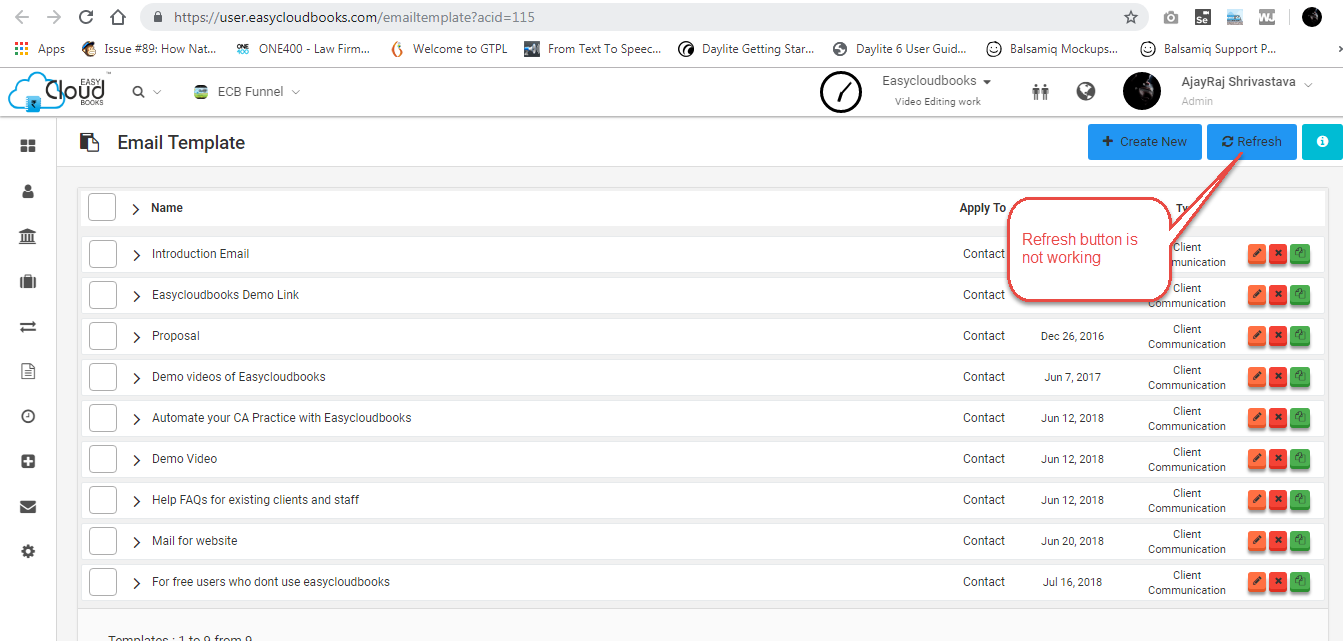 Email Templates, refresh button is not working · Issue #401 ...