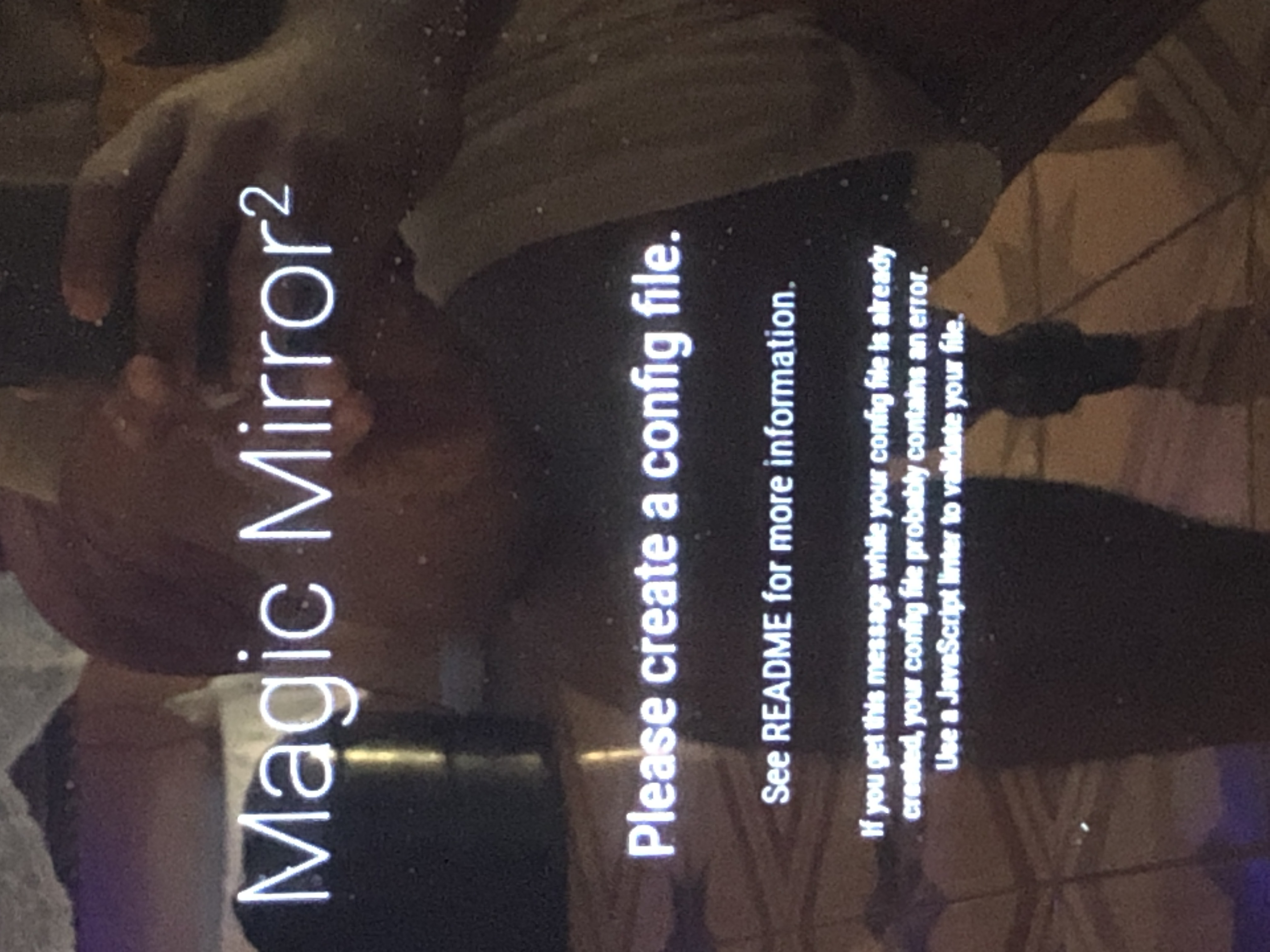 No config file · Issue #2181 · MagicMirrorOrg/MagicMirror · GitHub