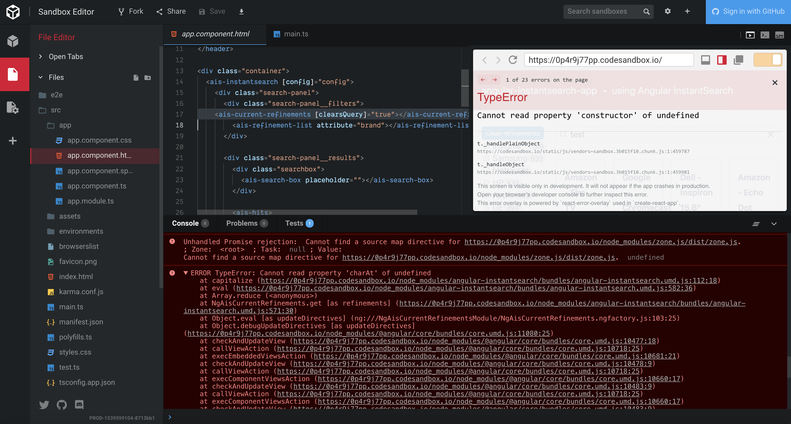 Angular InstantSearch error: Cannot read property 'charAt' of undefined · Issue #296 · algolia ...