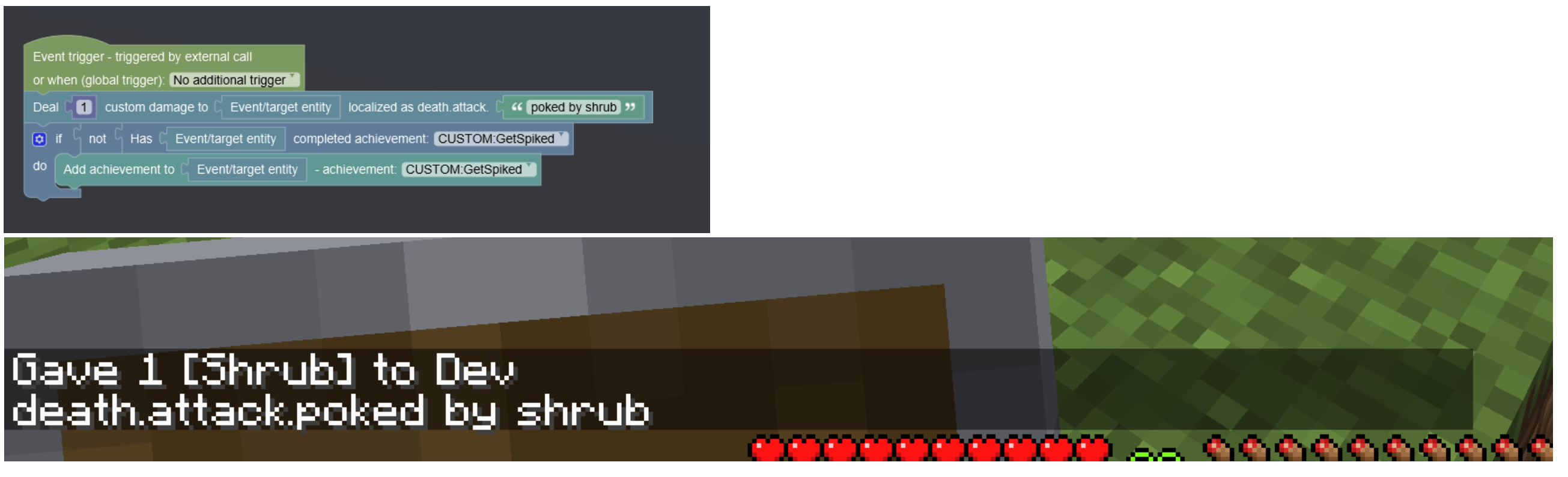 custom damage with localized death message is broken · Issue #803 · MCreator/MCreator · GitHub