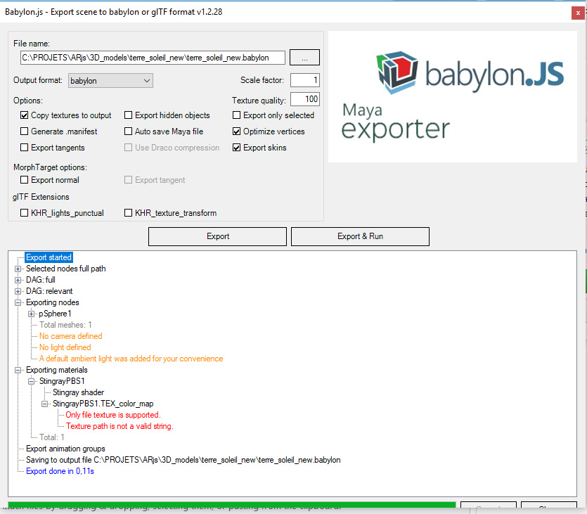 Maya exporter "texture not supported" · Issue #442 · BabylonJS/Exporters · GitHub
