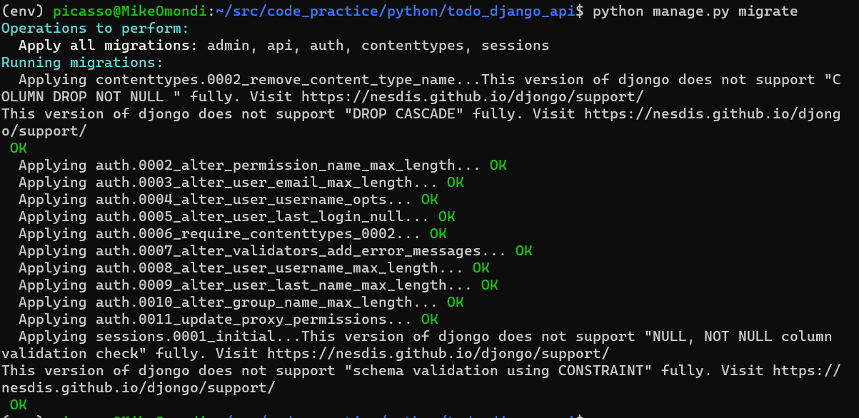 Notimplementederror Database Objects Do Not Implement Truth Value