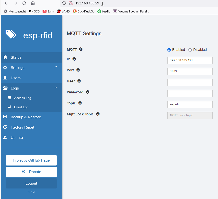 Source code 1.0.4? · Issue #509 · esprfid/esp-rfid · GitHub