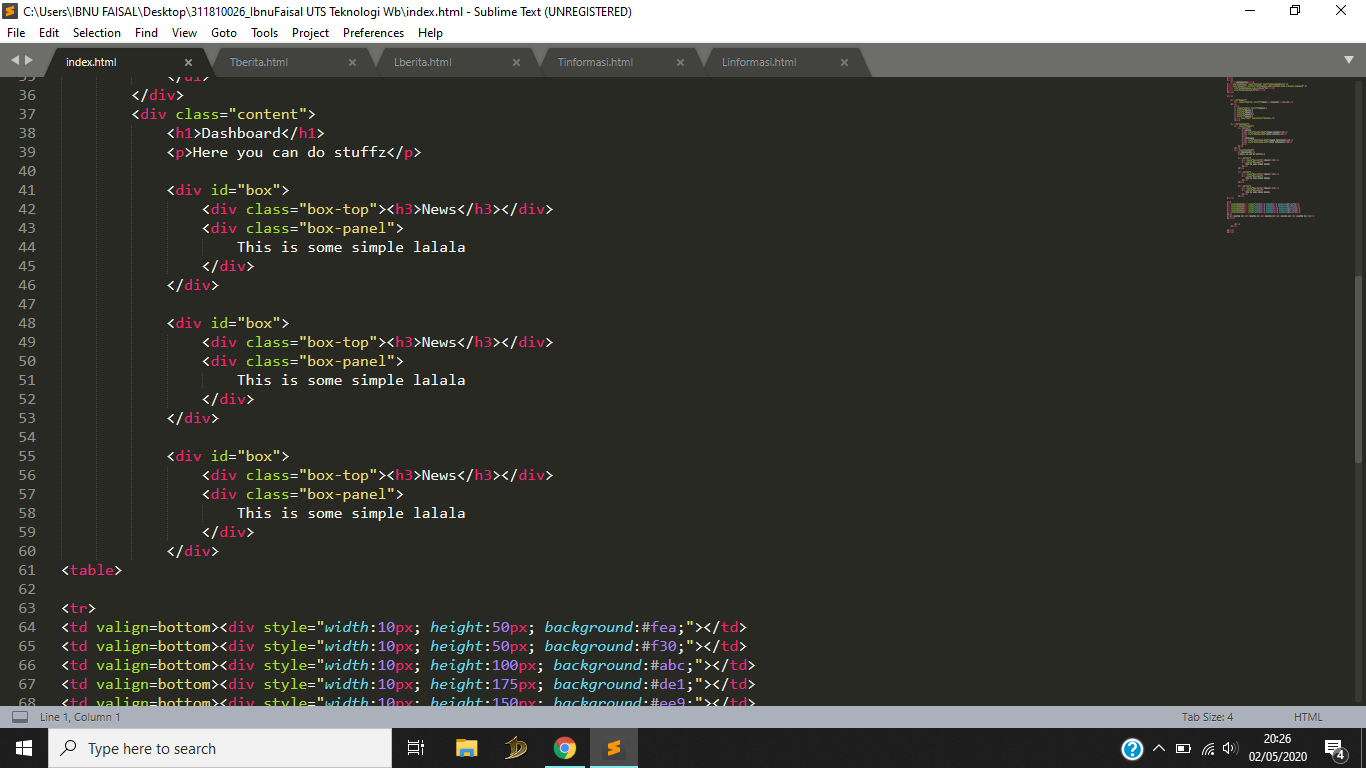 Github Faisaluser Uts Teknologi Web