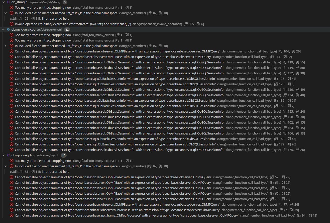 [Question]: how to set ide with clangd or ccls · Issue #1101 · oceanbase/oceanbase · GitHub