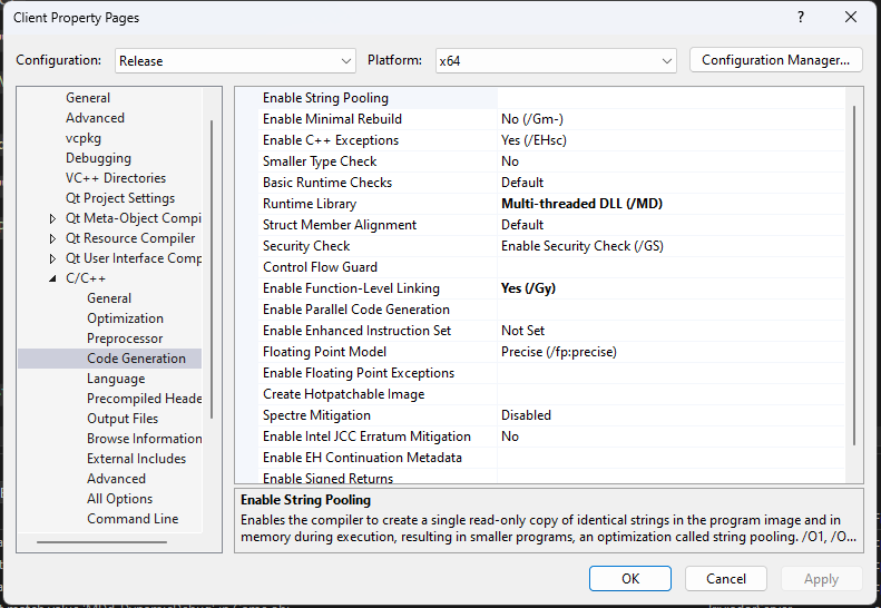 _ITERATOR_DEBUG_LEVEL and RuntimeLibrary missmatches · Issue #858 · libcpr/cpr · GitHub