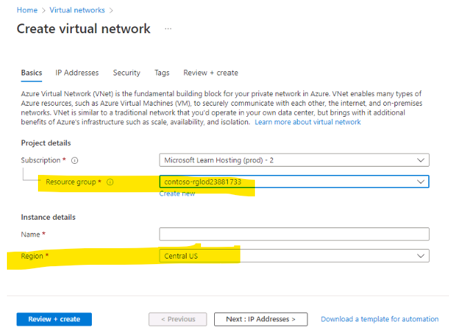Lab 02-provision-sql-database: remove point to select "Region" · Issue #2 · MicrosoftLearning/dp ...