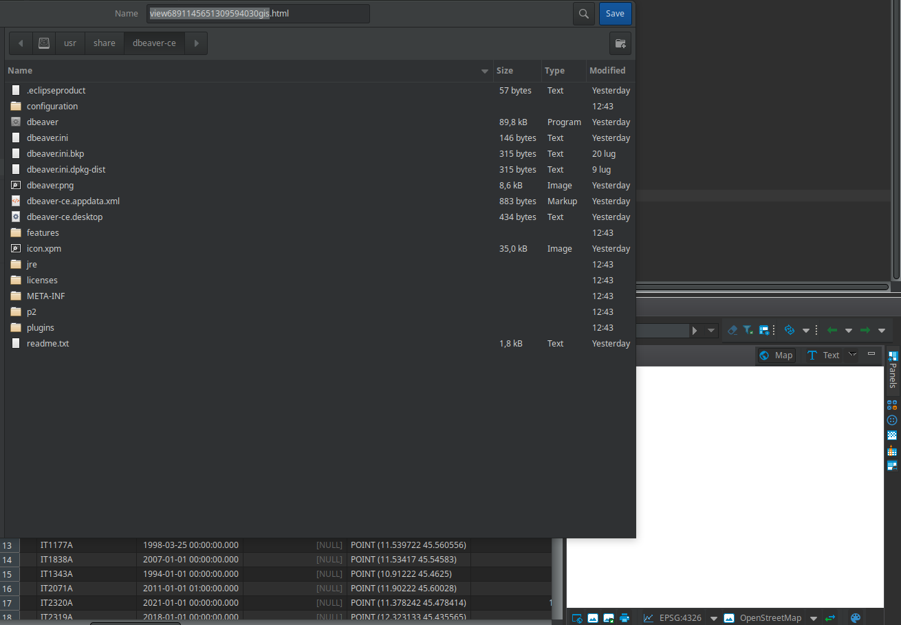 Postgis preview · Issue #18010 · dbeaver/dbeaver · GitHub