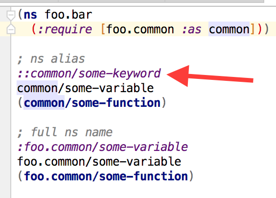 Highlight the same namespace in fully-qualified keywords · Issue #1864 · cursive-ide/cursive ...