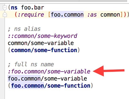 Highlight the same namespace in fully-qualified keywords · Issue #1864 ...