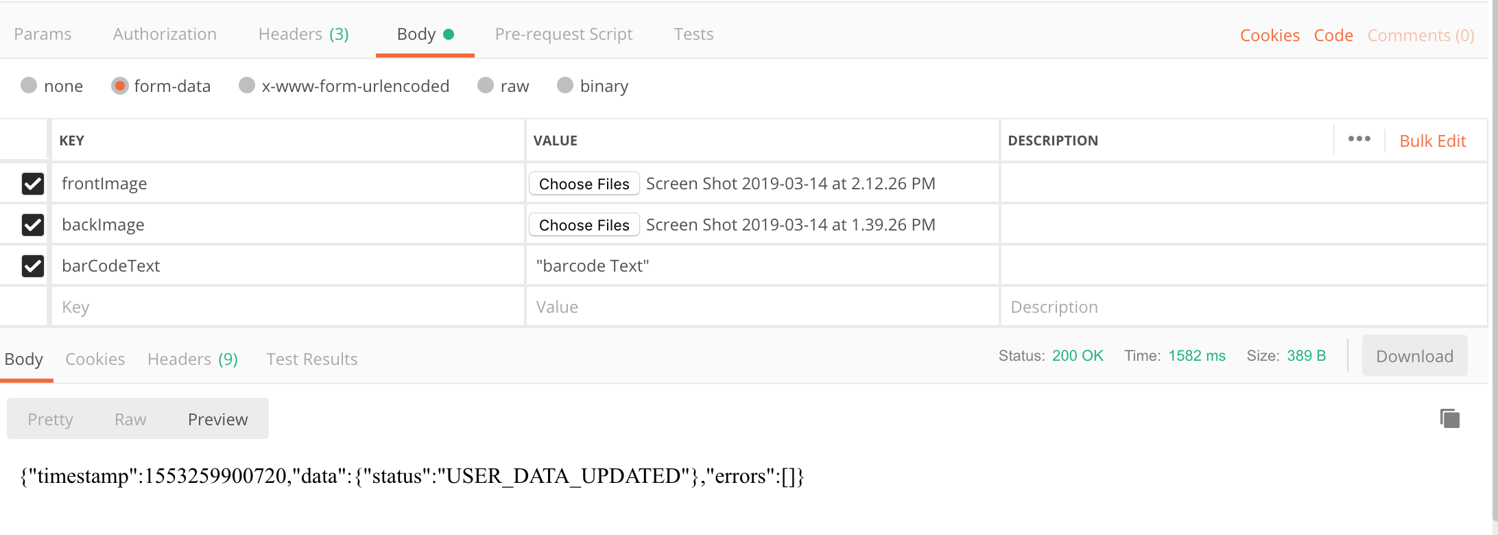 How to add text as MultipartFormData with images · Issue #1821 · Moya/Moya · GitHub