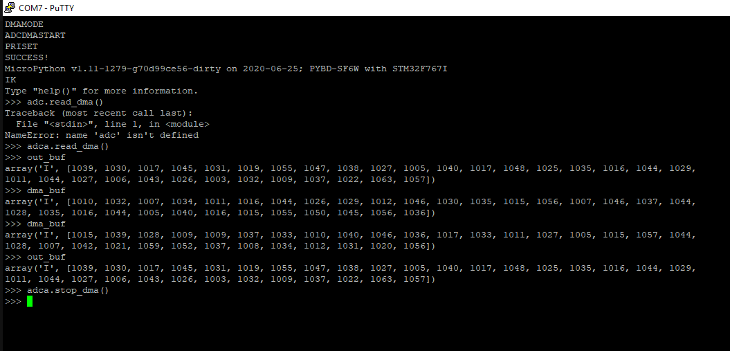 [STM32F7] ADC-DMA Sampling + Triple Interleaved Sampling · Issue #5053 · micropython/micropython ...