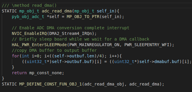 [STM32F7] ADC-DMA Sampling + Triple Interleaved Sampling · Issue #5053 · micropython/micropython ...