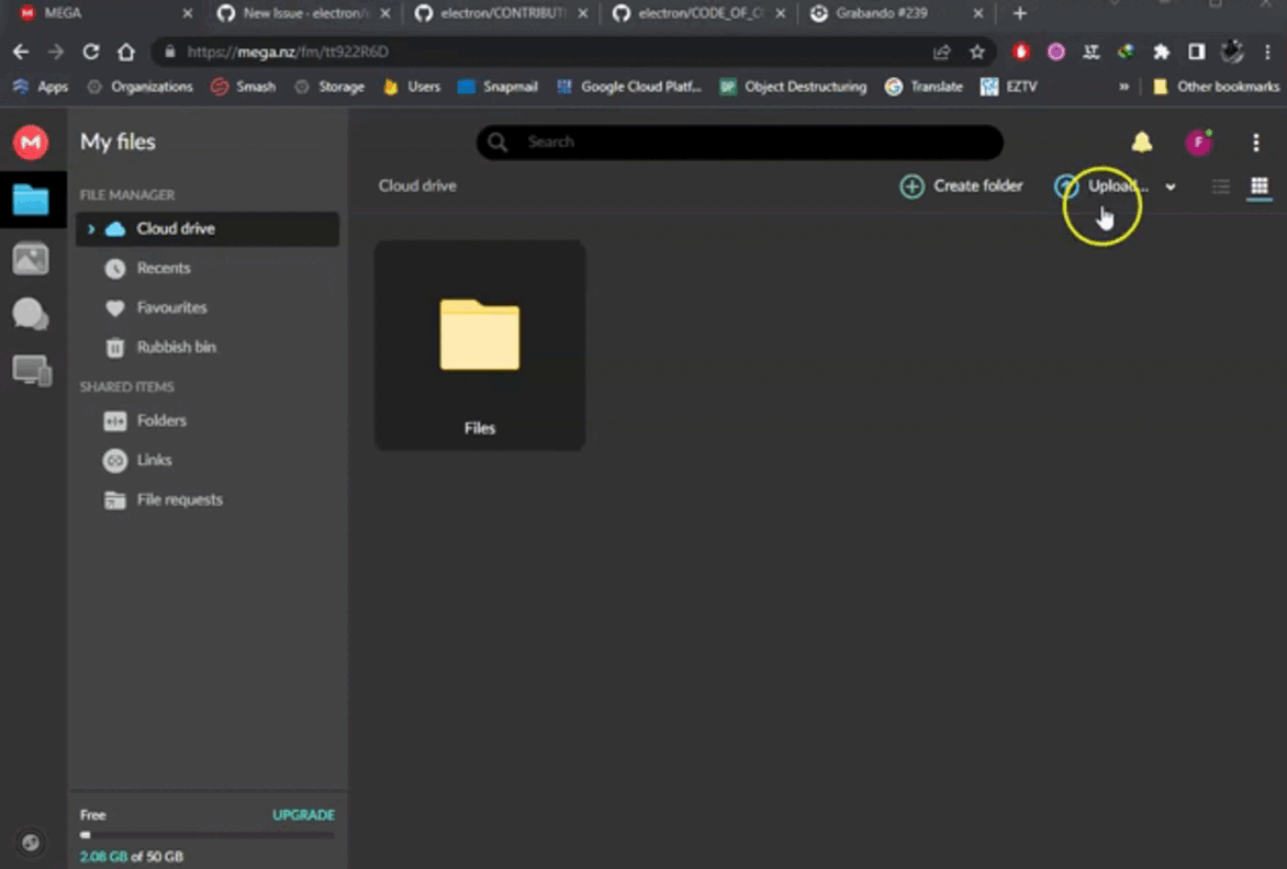 [Bug]: Issues while attempting to upload files to a web app. · Issue #38745 · electron/electron ...