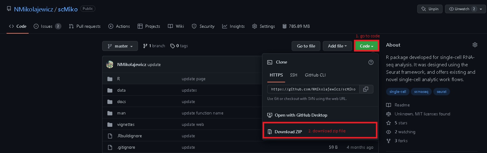 Installation error · Issue #2 · NMikolajewicz/scMiko · GitHub