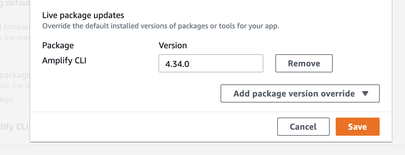 AWS Amplify console fails to build: There was an error initializing your environment. · Issue ...