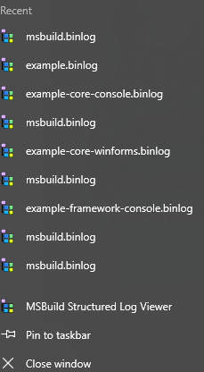 Change Default Name of Generated Binlogs · Issue #480 · KirillOsenkov/MSBuildStructuredLog · GitHub