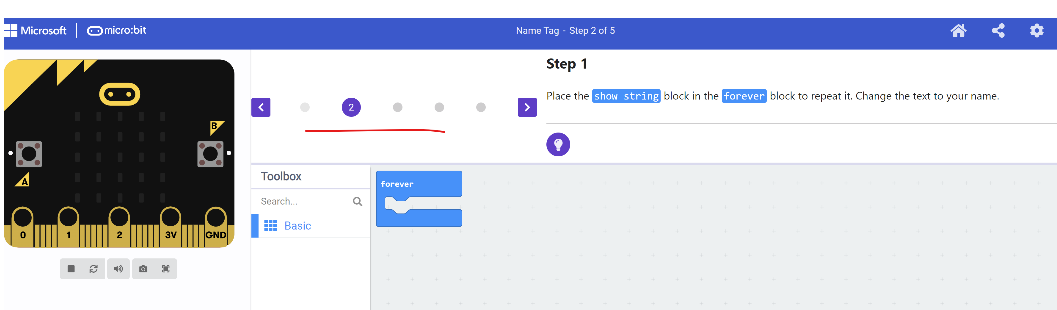 Tutorial Step Tracks Misaligned After Resizing Window · Issue 5250 · Microsoft Pxt Microbit