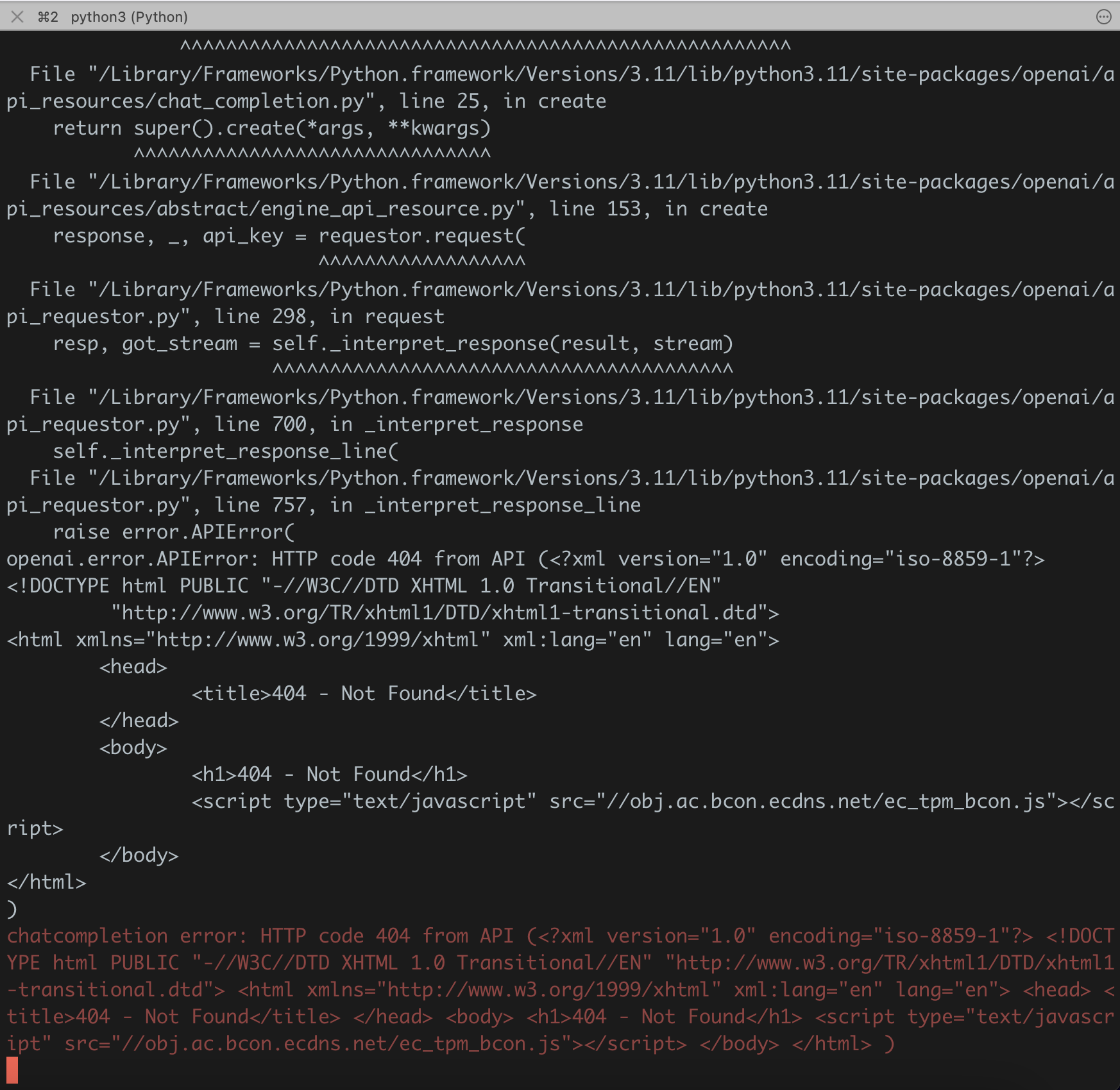 ChatCompletion Error, but task can be split · Issue #152 · OpenBMB ...