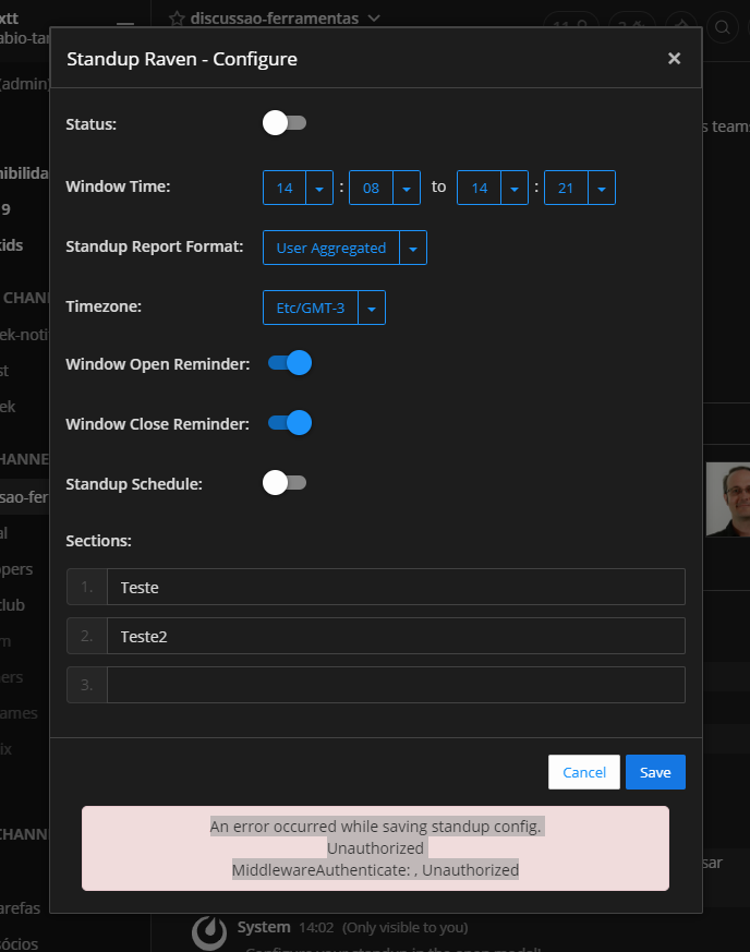 BUG - Can't save standup raven config · Issue #166 · standup-raven/standup-raven · GitHub