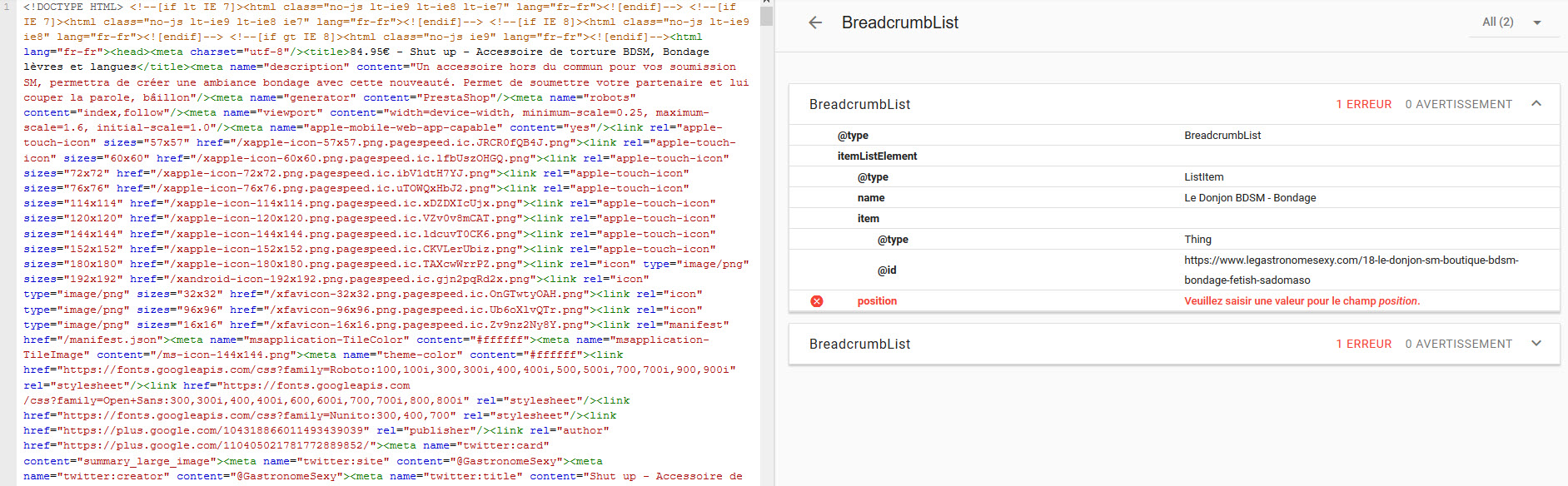 Prestashop breadcrumb google issue · Issue #13520 · PrestaShop/PrestaShop · GitHub