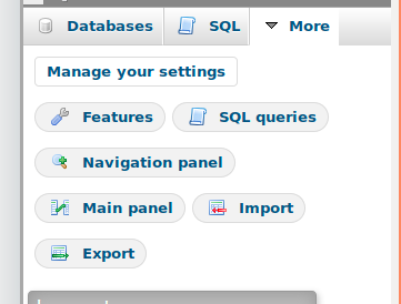 Export button · Issue #15032 · phpmyadmin/phpmyadmin · GitHub