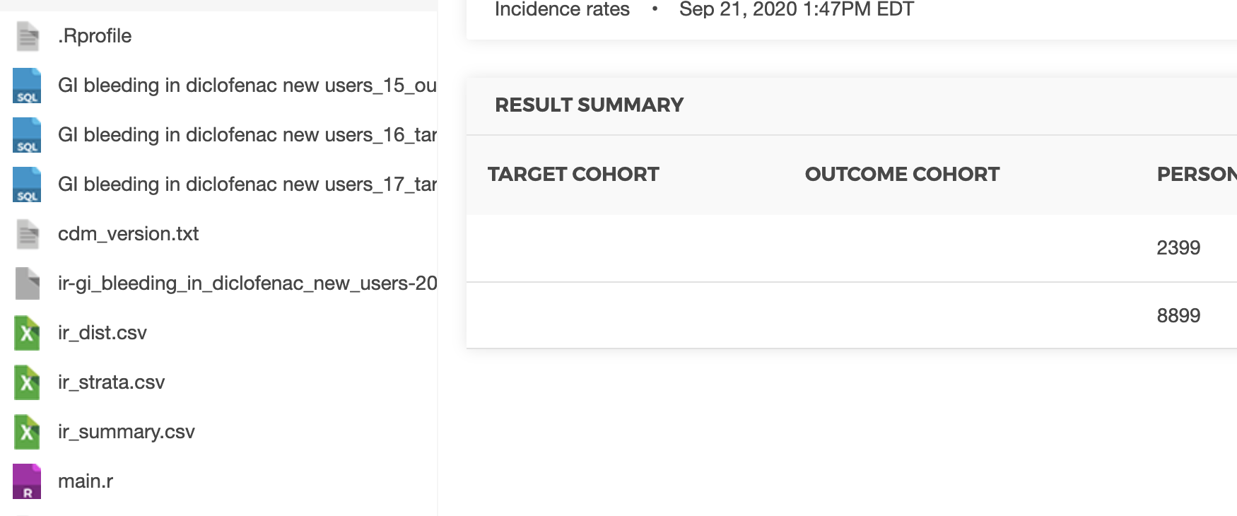 Target and outcome cohort names are not available · Issue #745 · OHDSI ...