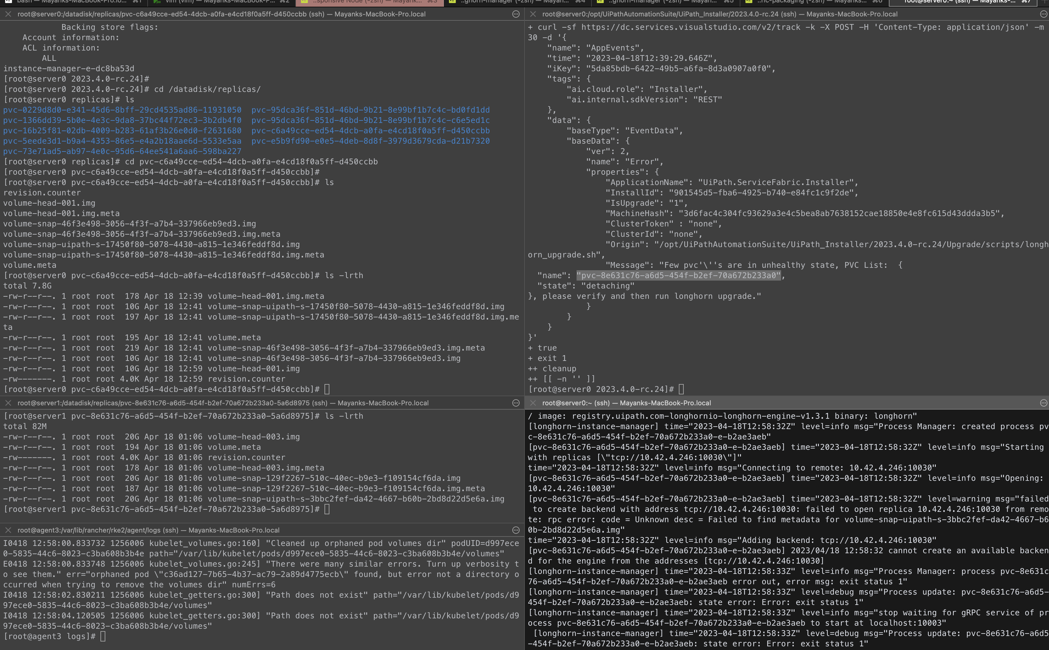 [BUG] Volume snap meta file getting deleted · Issue #5789 · longhorn/longhorn · GitHub