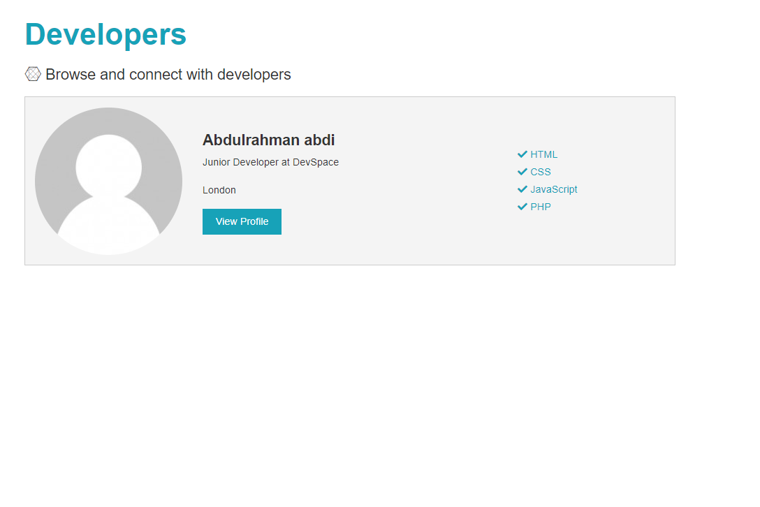 GitHub - ayabdi/DevSpace: Social website for developers developed on MERN stack