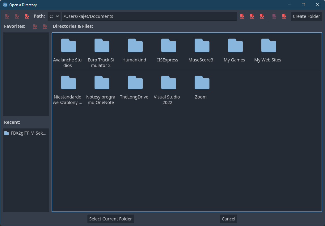 Missing icons in "Open a Directory" and "Open a File" dialogs · Issue #65097 · godotengine/godot ...