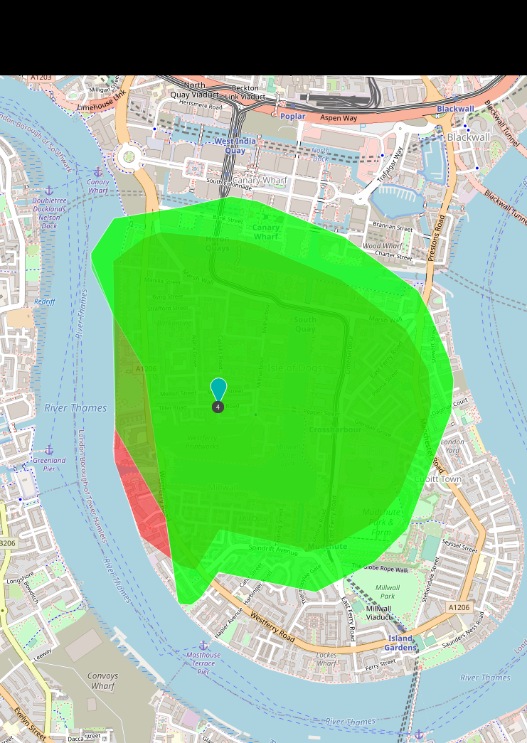 Subdivisions of isochrones don't coincide between ranges · Issue #1062 ...
