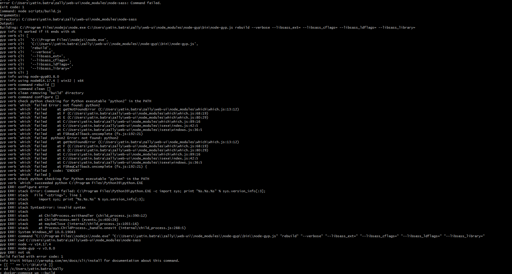 Zally [new-version] giving strange errors while building fresh packages. · Issue #1328 · zalando ...